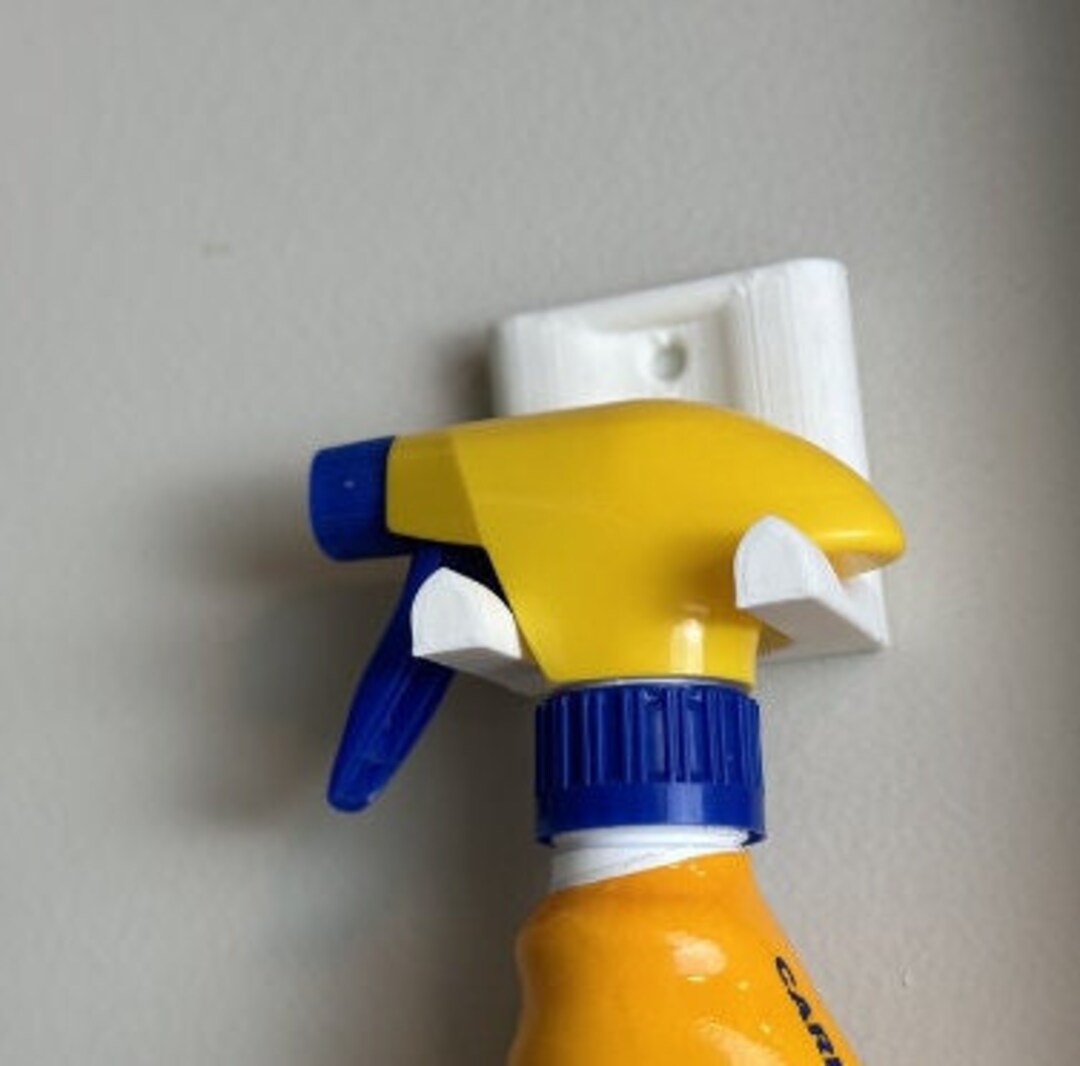 Spray Bottle Organizer Wall-mounted Spray Bottle Holder for Standard ...