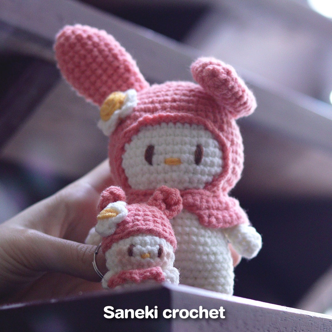 Sanario Crochet. My Melody Crochet - Etsy