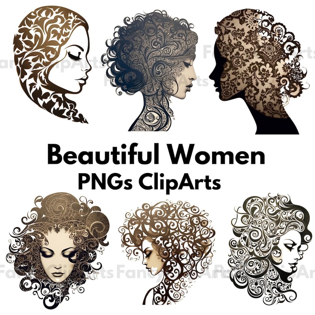 Beautiful Women Clipart, Unique Cliparts, Ready to Use Pngs ...