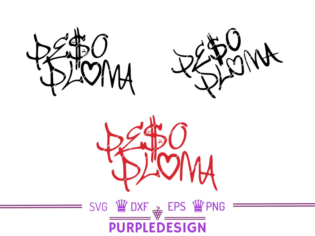 Peso Pluma Bundle SVG, Cutting File, Digital Clipart, Great for Viny ...