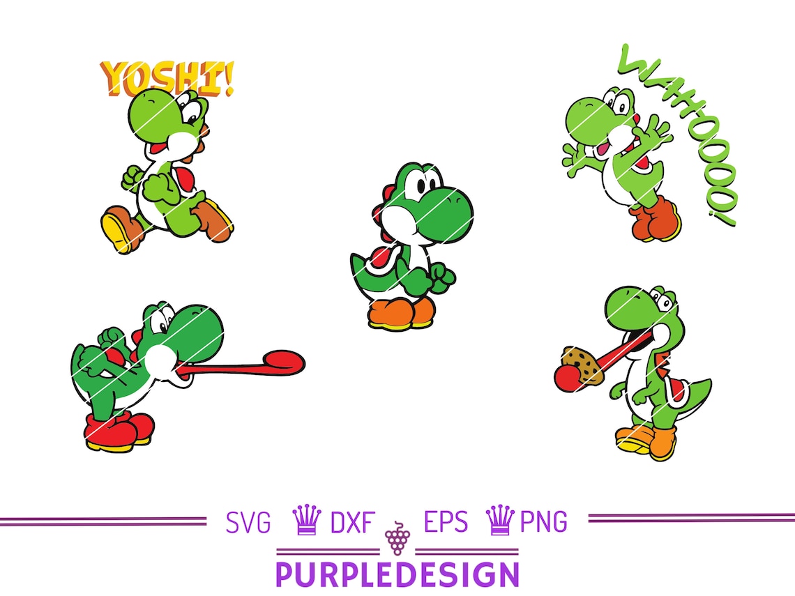 Yoshi SVG Yoshi Svg Bundle Instant Download Svg Png Dxf - Etsy