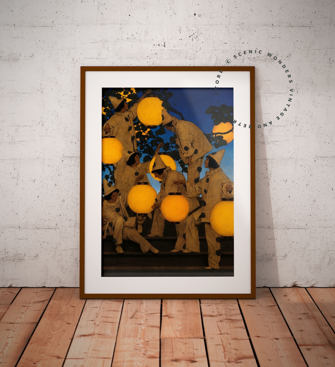 Maxfield Parrish "lantern Bearers" Vintage Art Print (digital Download ...