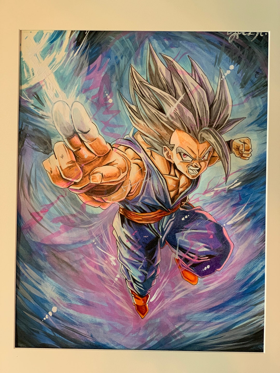 Gohan Beast Mode (with Frame) - Etsy