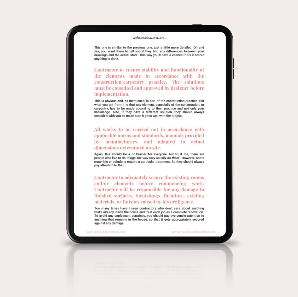 General Notes for Interior Design Drawings Interior Design Project and ...