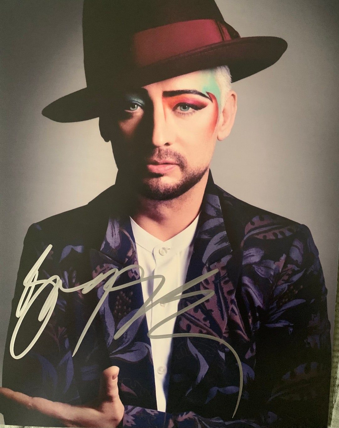 Boy George Hand Signed 8x10 Photo With COA - Etsy