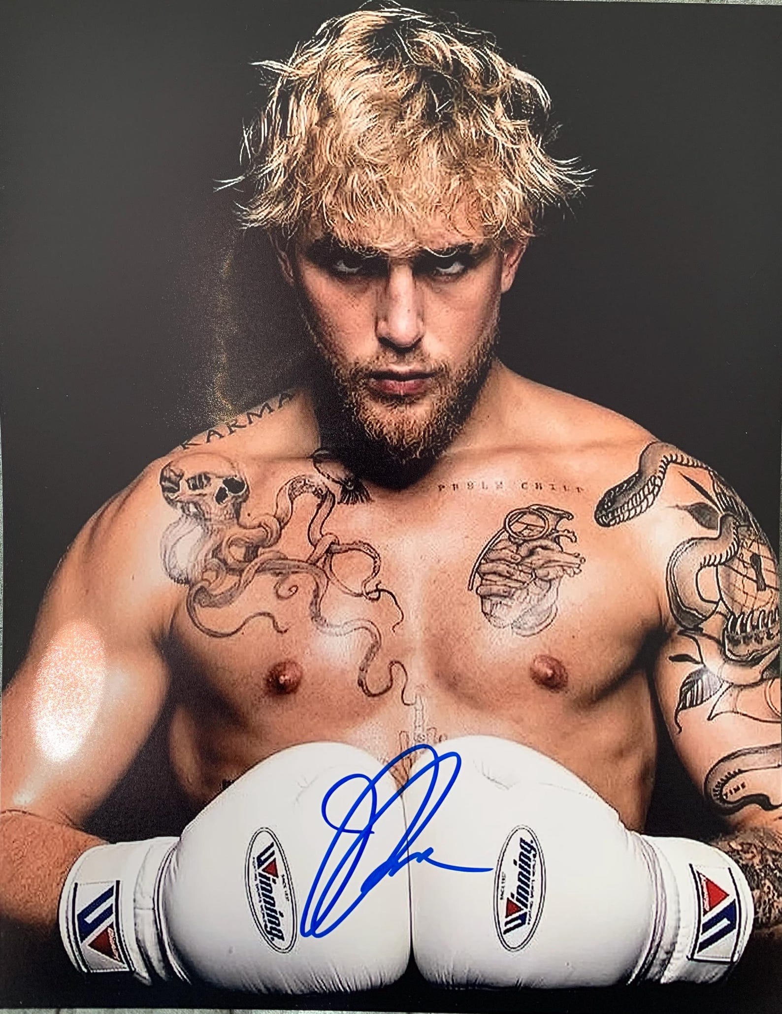 Jake Paul Hand Signed 8x10 Photo With COA - Etsy