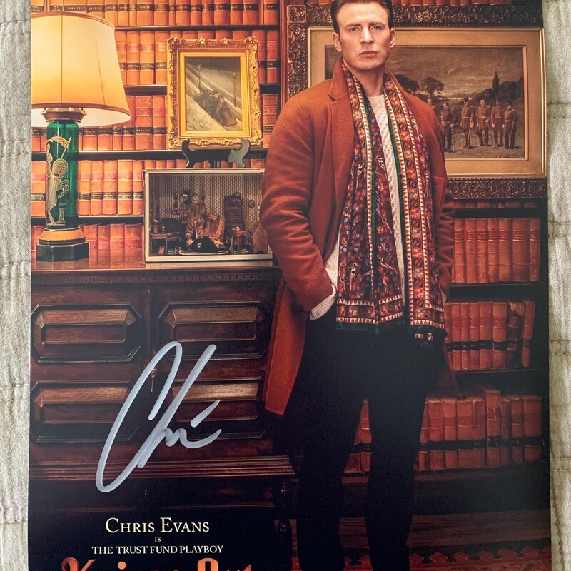 Chris Evans Autograph - Etsy