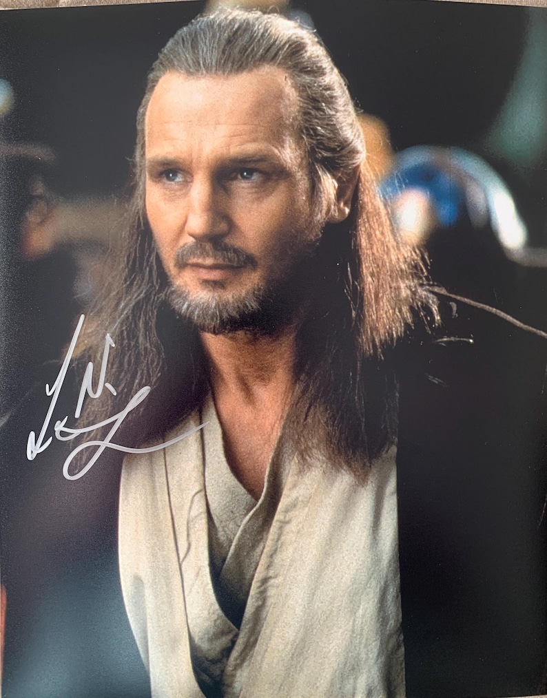 Liam Neeson Hand Signed 8x10 Photo With COA - Etsy