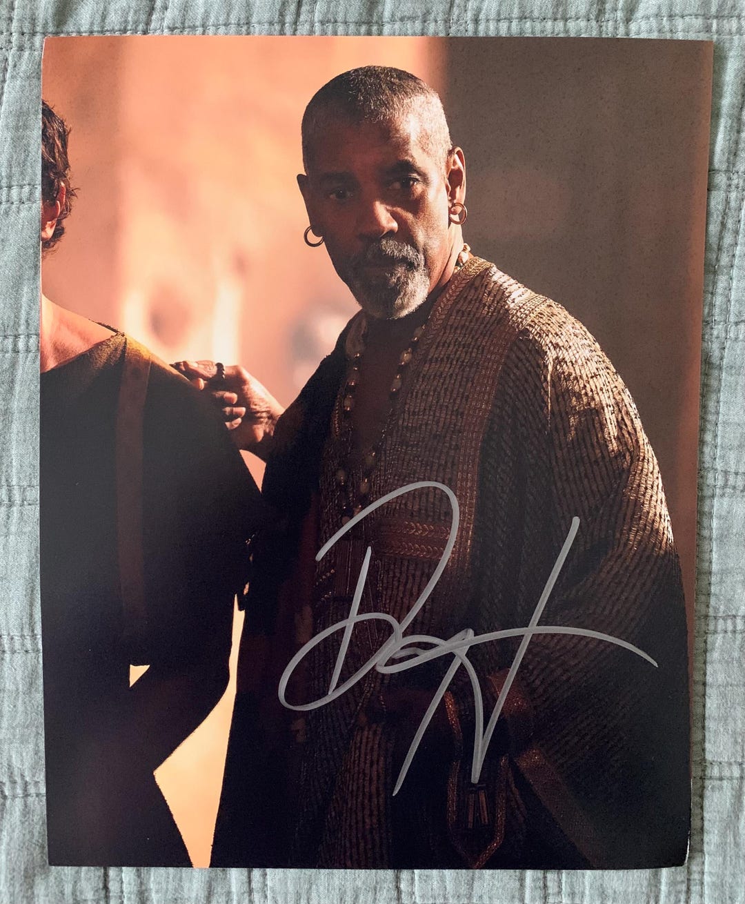 Denzel Washington Hand Signed 8x10 Photo With COA - Etsy
