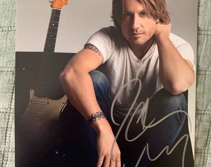 Signed KEITH URBAN Autographed Photo W/ COA Country - Etsy
