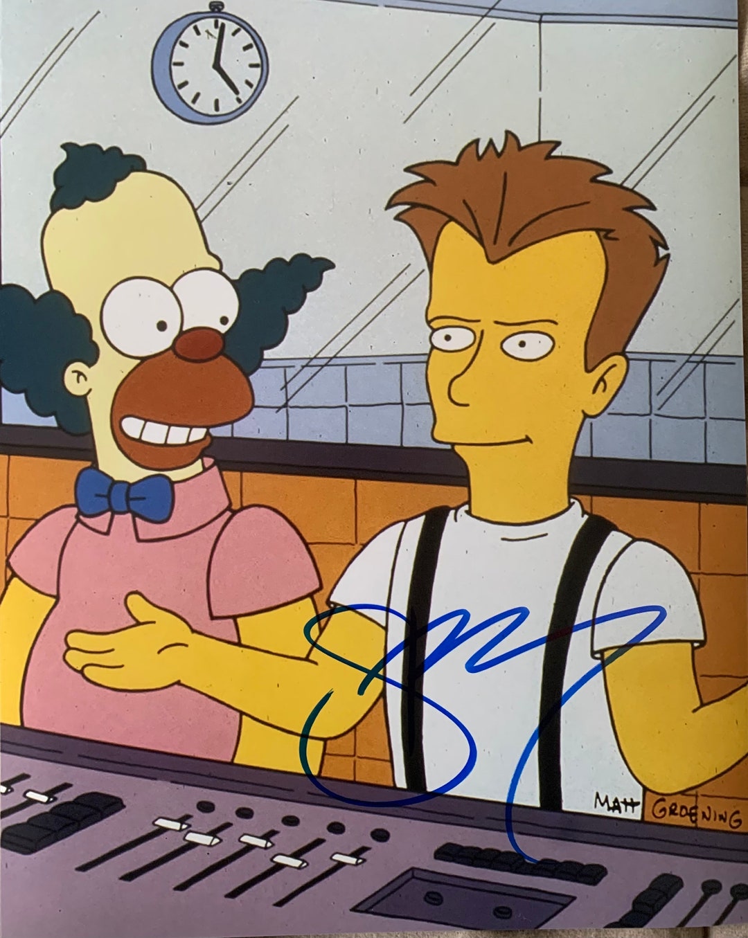 Sting From the Simpsons Hand Signed 8x10 Photo With COA - Etsy
