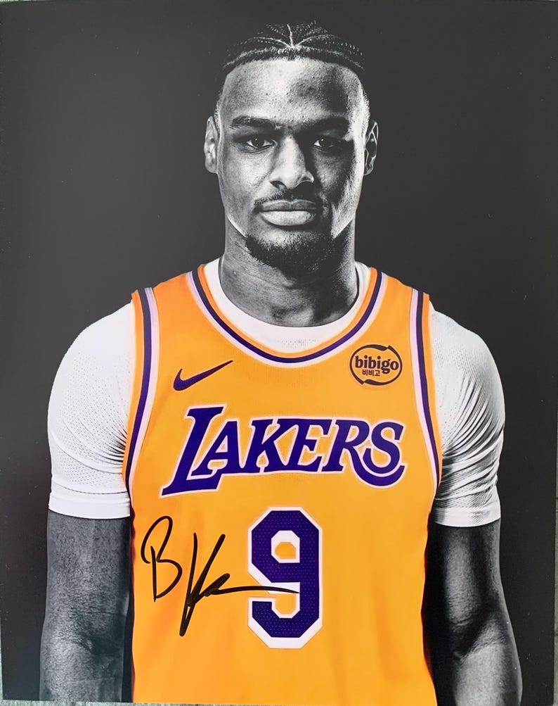 Bronny James Hand Signed 8x10 Photo With COA - Etsy