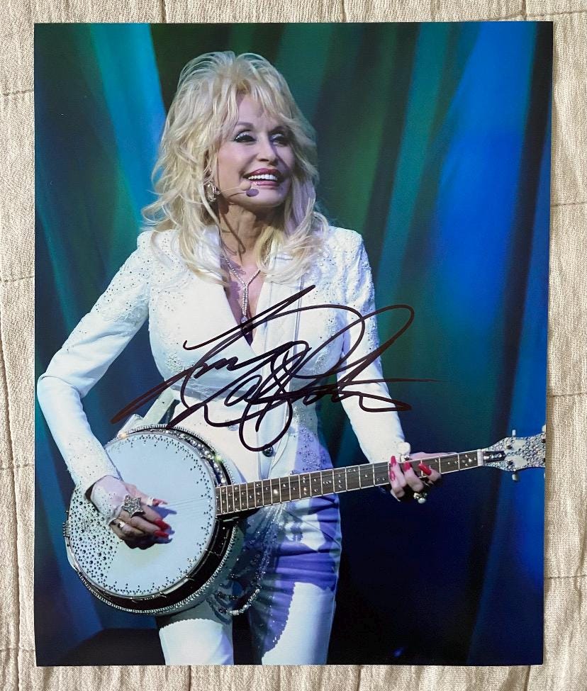 Dolly Parton Hand Signed 8x10 Photo With COA - Etsy