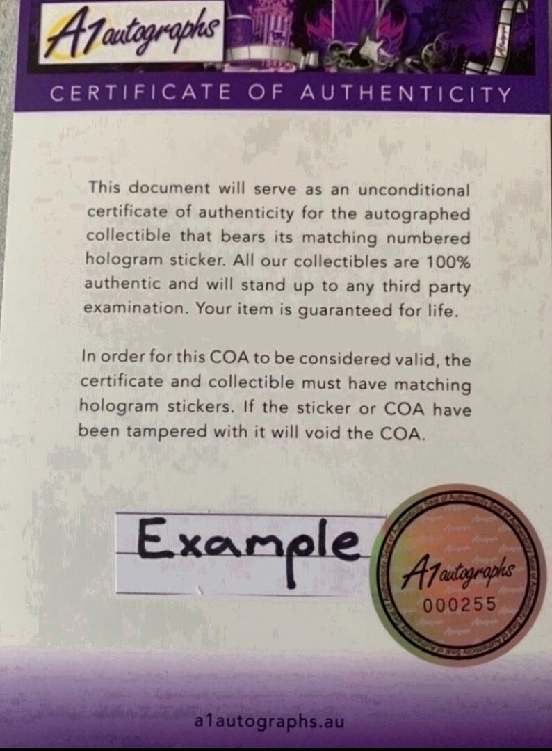 Liam Neeson Hand Signed 8x10 Photo With COA - Etsy