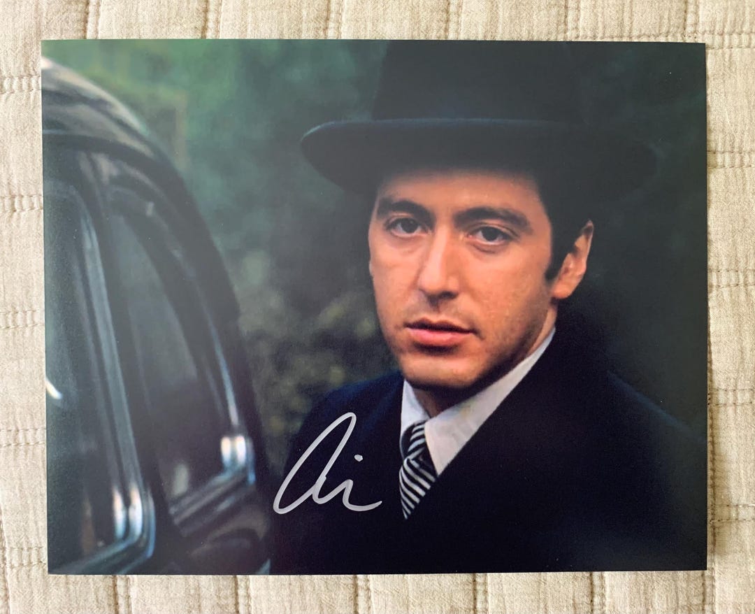 Al Pacino Hand Signed 8x10 Photo With COA - Etsy