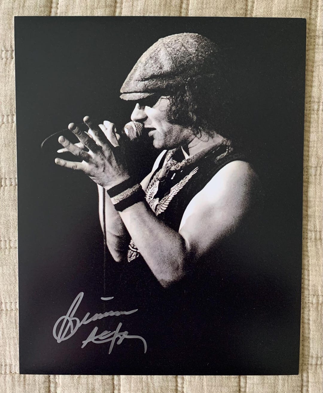 Brian Johnson Hand Signed 8x10 Photo With COA - Etsy