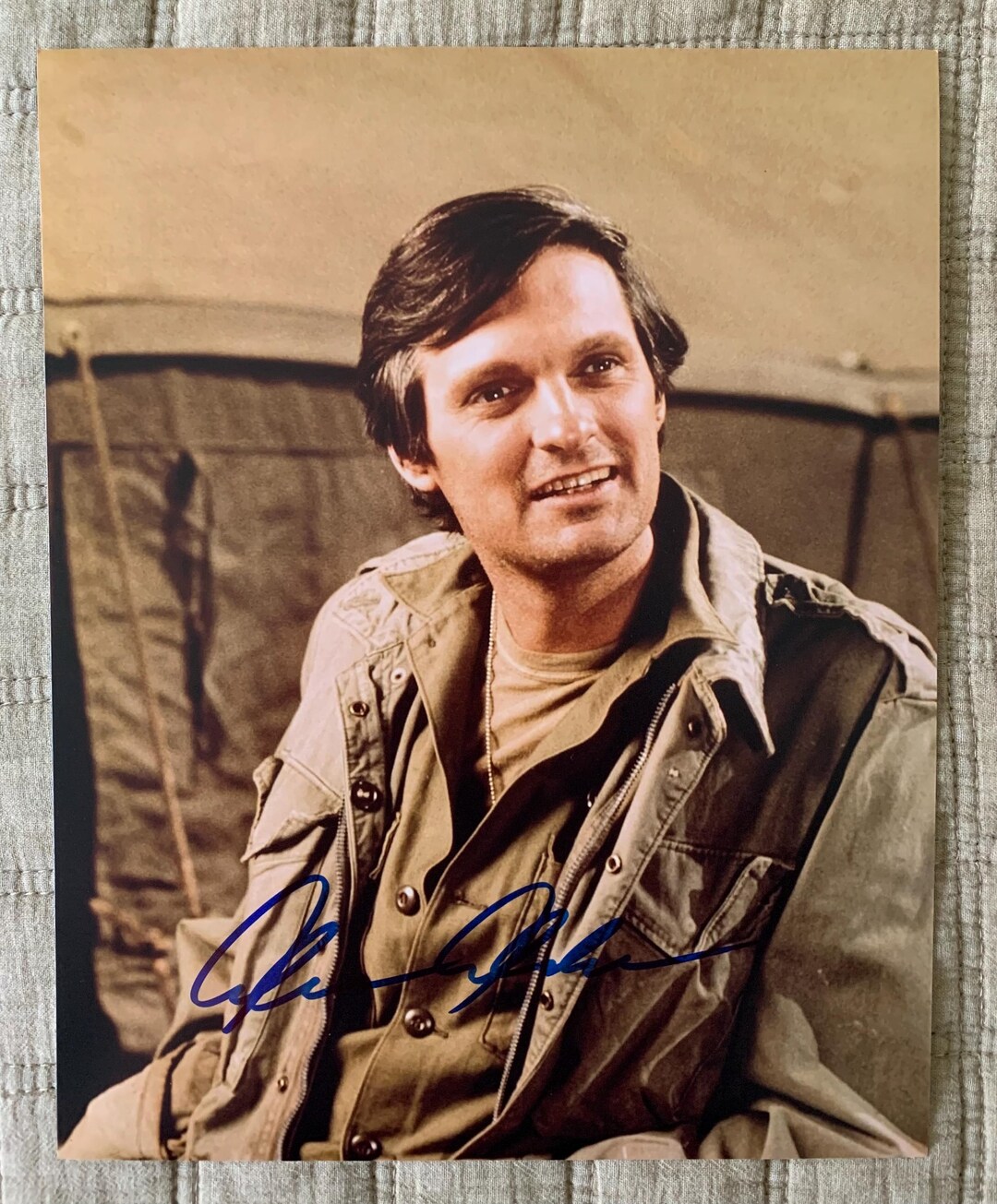 Alan Alda Hand Signed 8x10 Photo With COA - Etsy