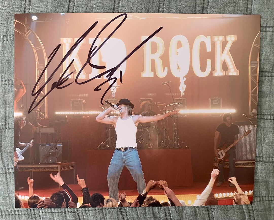 Kid Rock Hand Signed 8x10 Photo With COA - Etsy