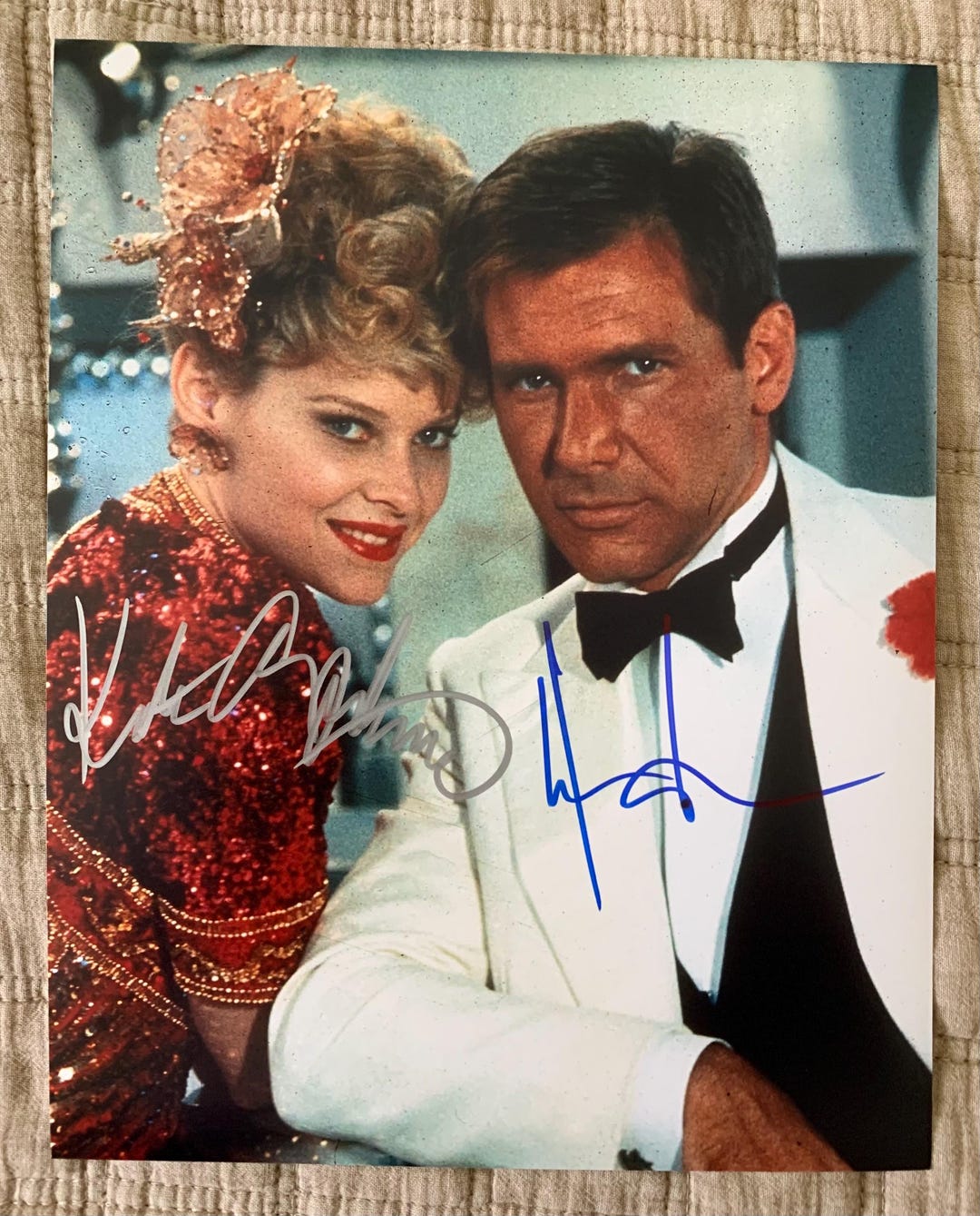 Indiana Jones - Kate Capshaw & Harrison Ford Hand Signed 8x10 Photo ...