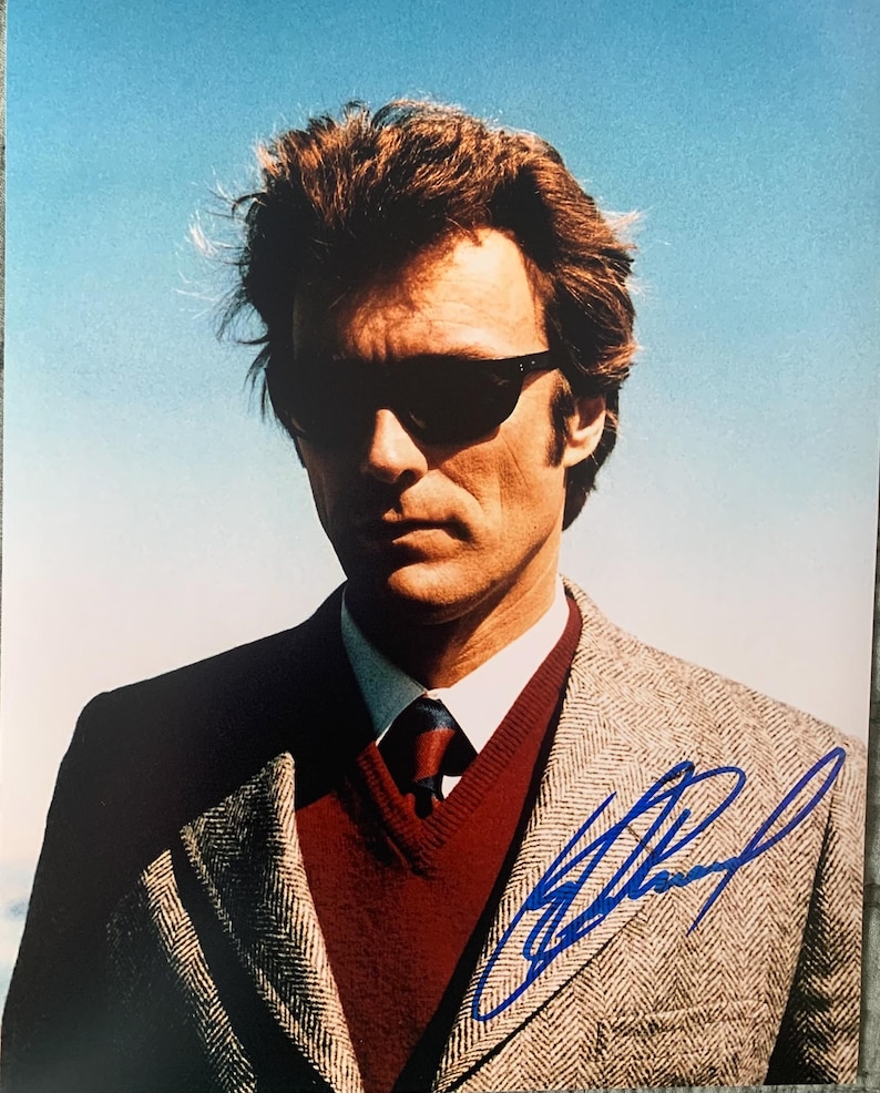 Clint Eastwood Hand Signed 8x10 Photo With COA - Etsy