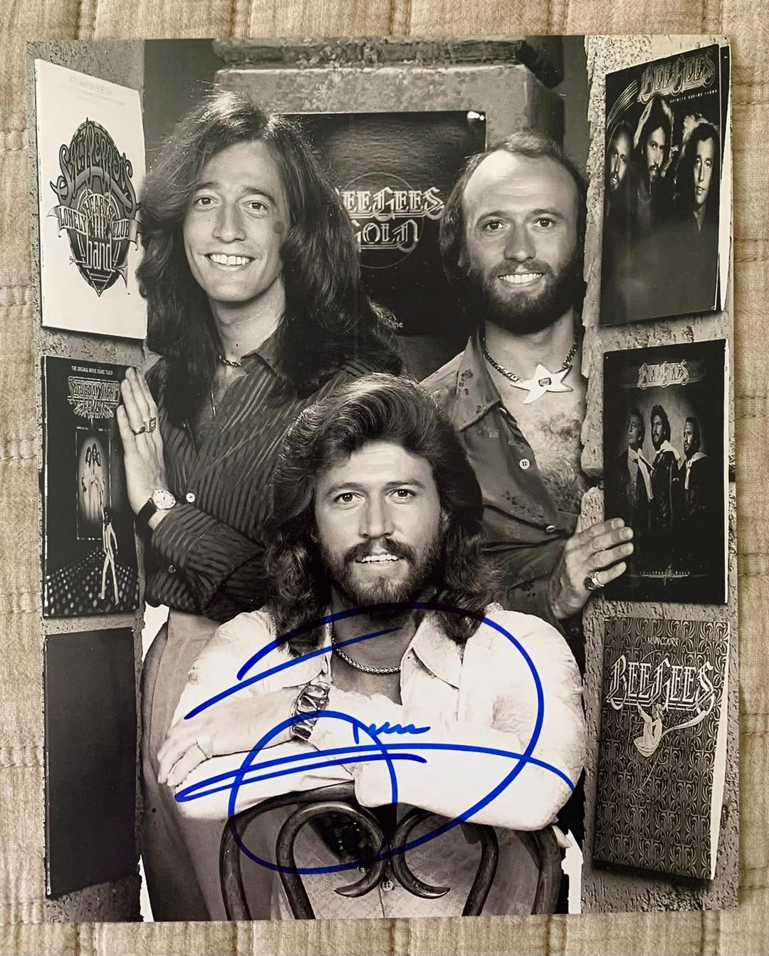 Barry Gibb Hand Signed 8x10 Photo With COA - Etsy