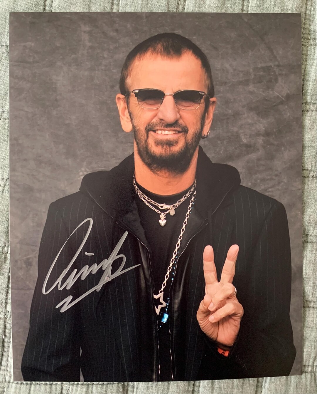 Ringo Starr Hand Signed 8x10 Photo With COA - Etsy