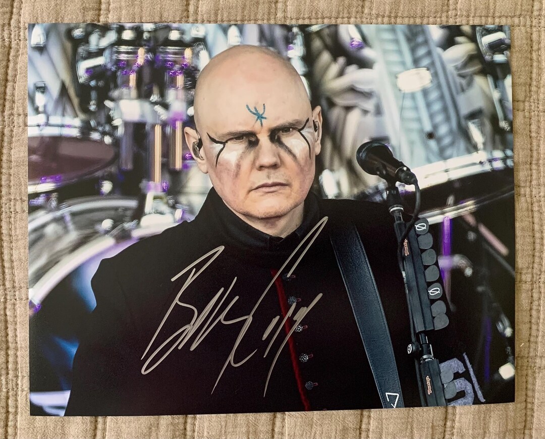 Billy Corgan the Smashing Pumpkins Hand Signed 8x10 Photo With COA - Etsy