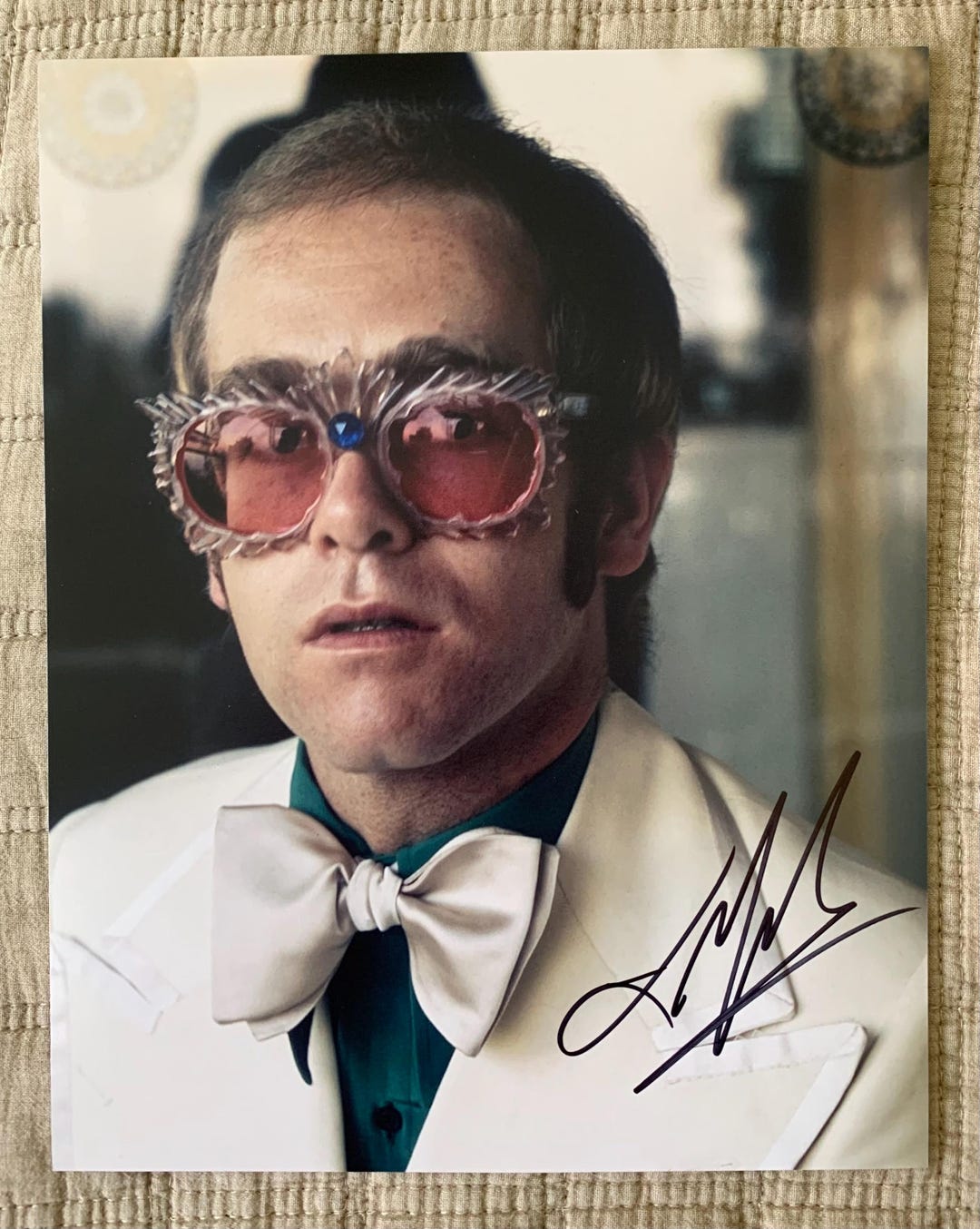 Elton John Hand Signed 8x10 Photo With COA - Etsy