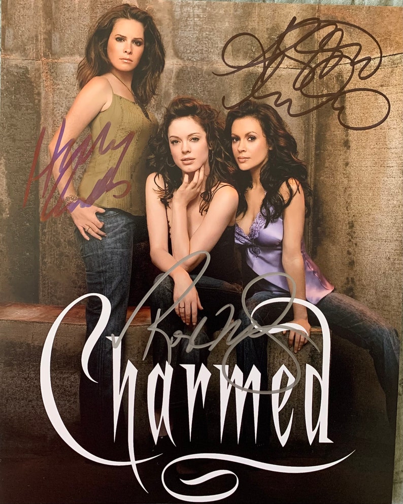 Charmed Cast Hand Signed 8x10 Photo With COA - Etsy