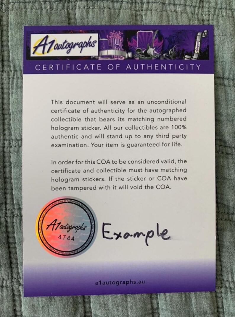 Brian Johnson Hand Signed 8x10 Photo With COA - Etsy