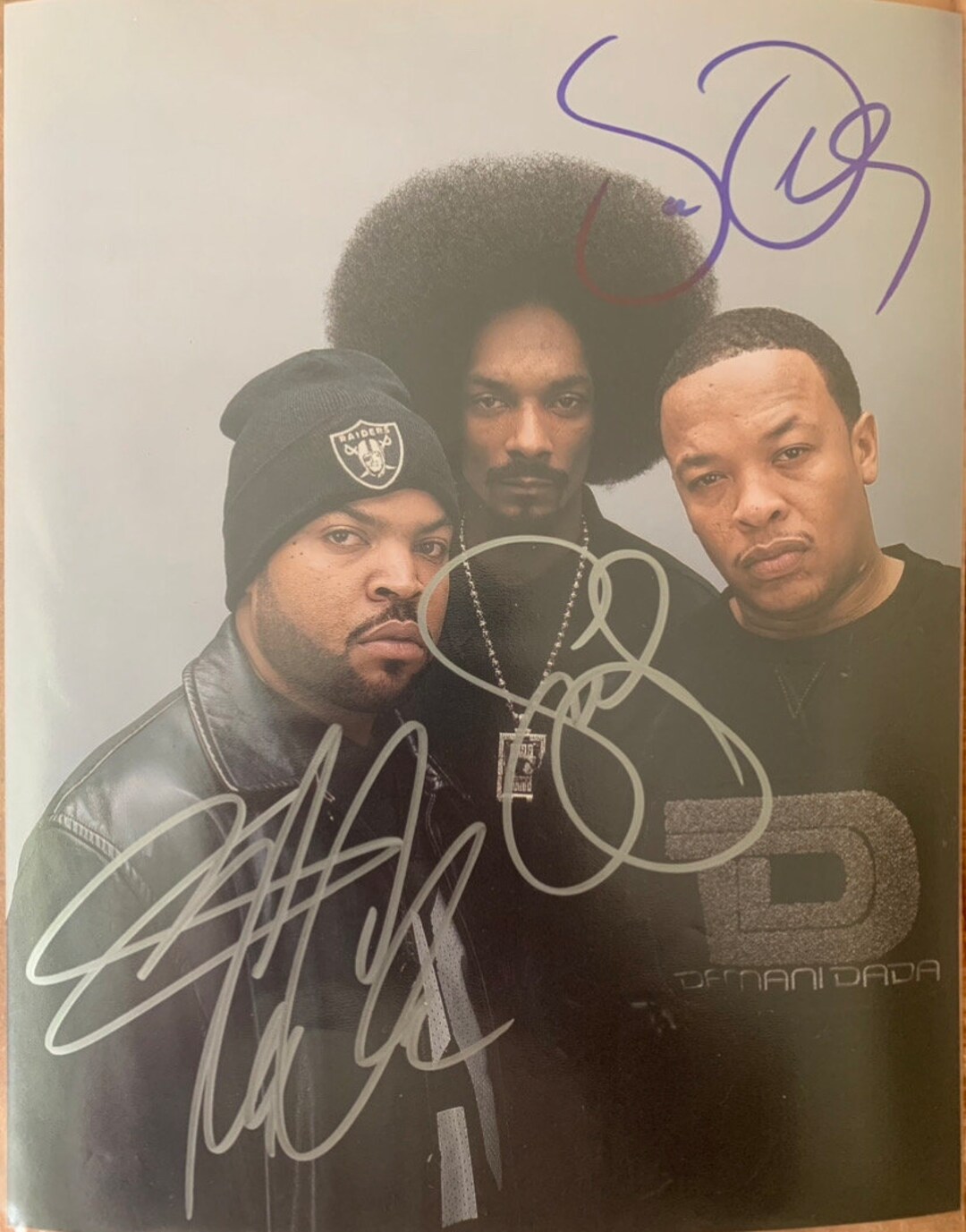 Cube, Snoop & Dre Hand Signed 8x10 Photo With COA - Etsy