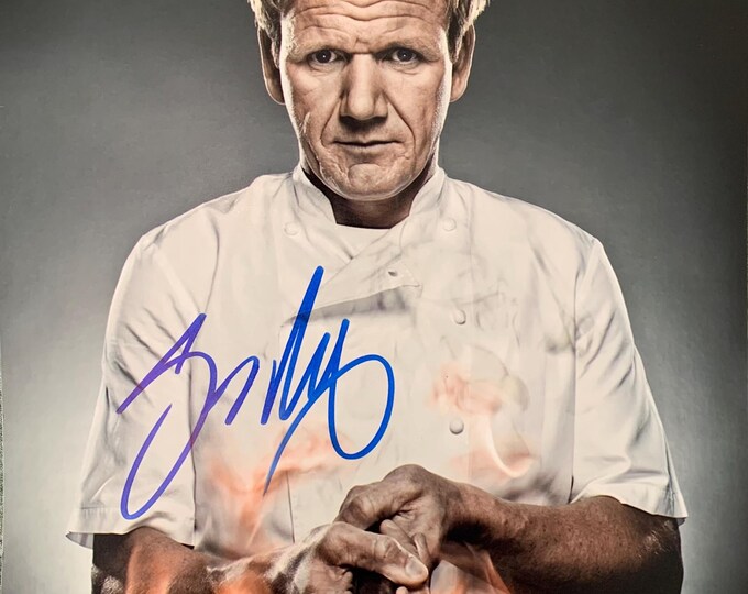 Gordon Ramsay Hand Signed 8x10 Photo With COA - Etsy