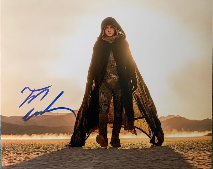 Timothee Chalamet Hand Signed 8x10 Photo With COA - Etsy