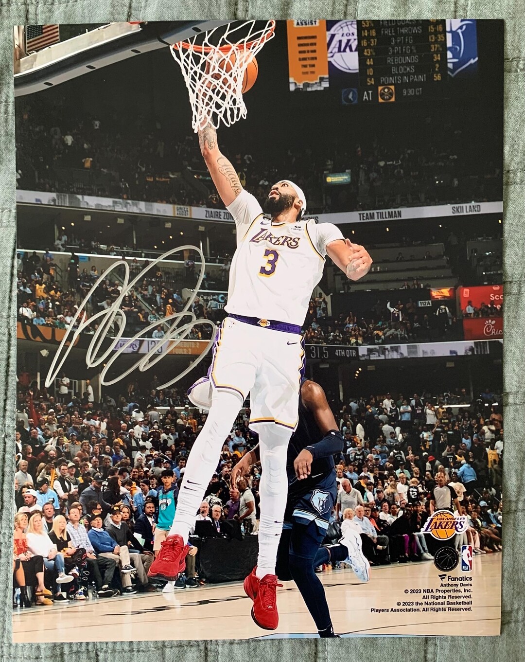 Anthony Davis NBA Hand Signed 8x10 Photo With COA - Etsy