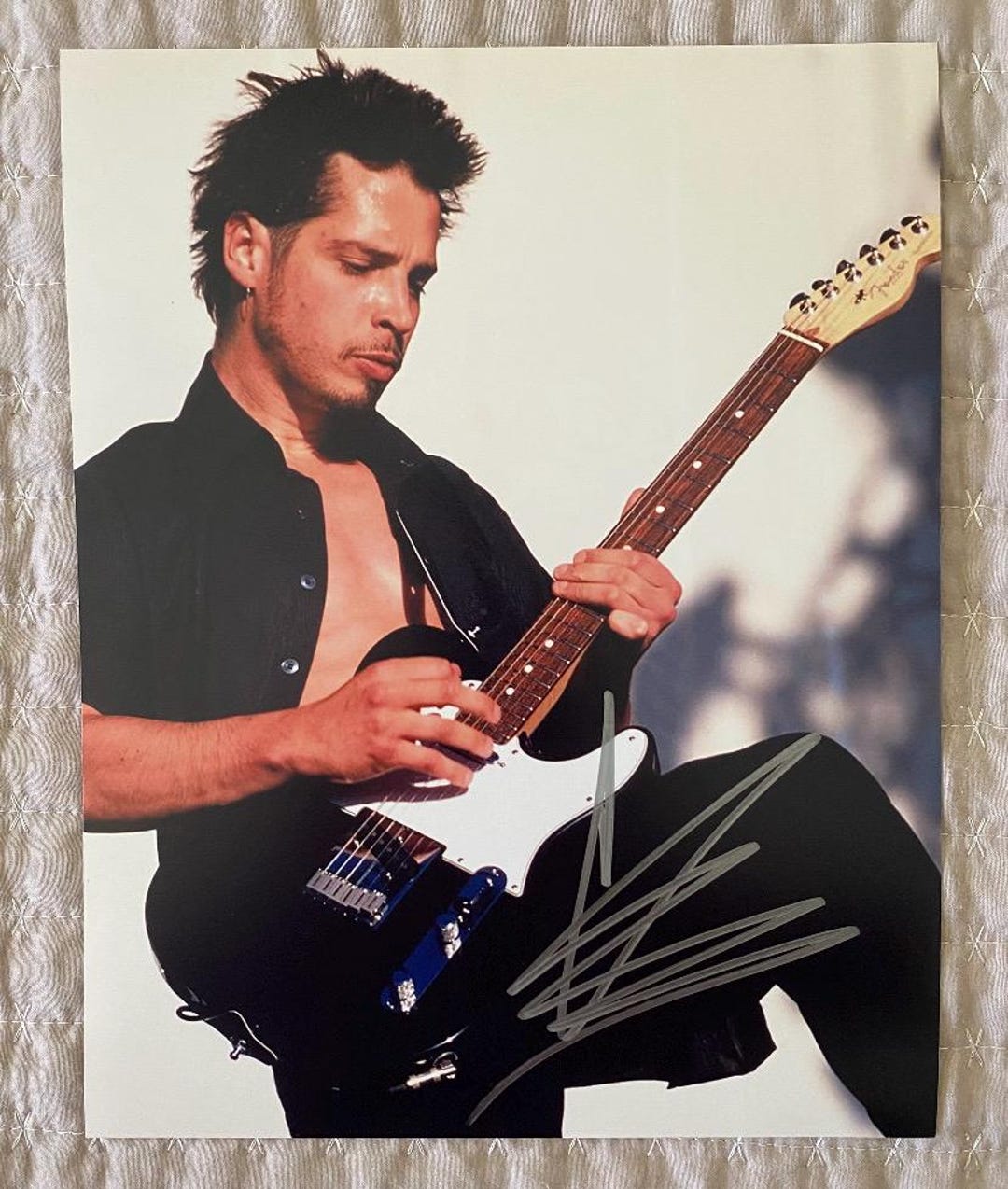 Chris Cornell Hand Signed 8x10 Photo With COA - Etsy