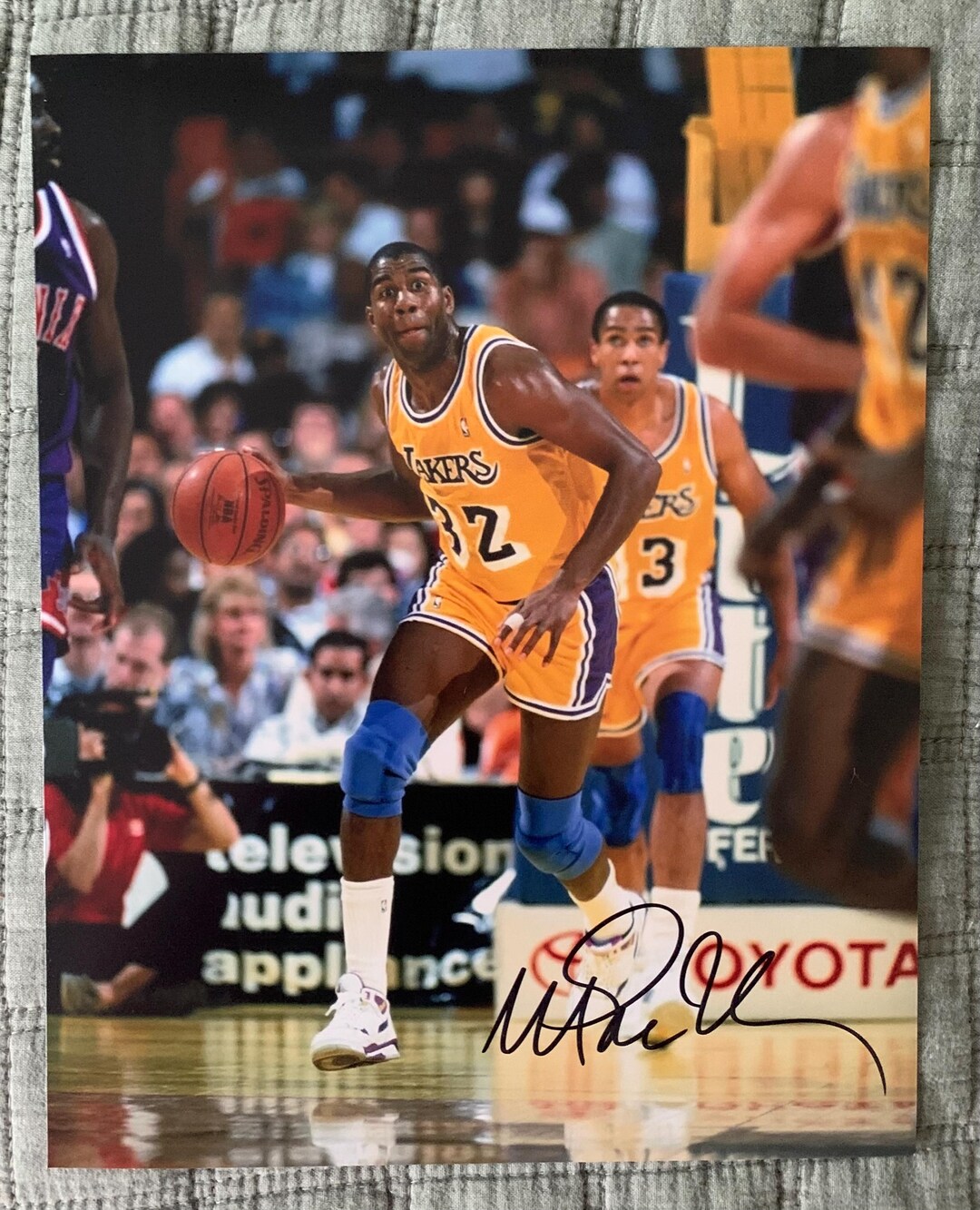 Magic Johnson NBA Hand Signed 8x10 Photo With COA - Etsy