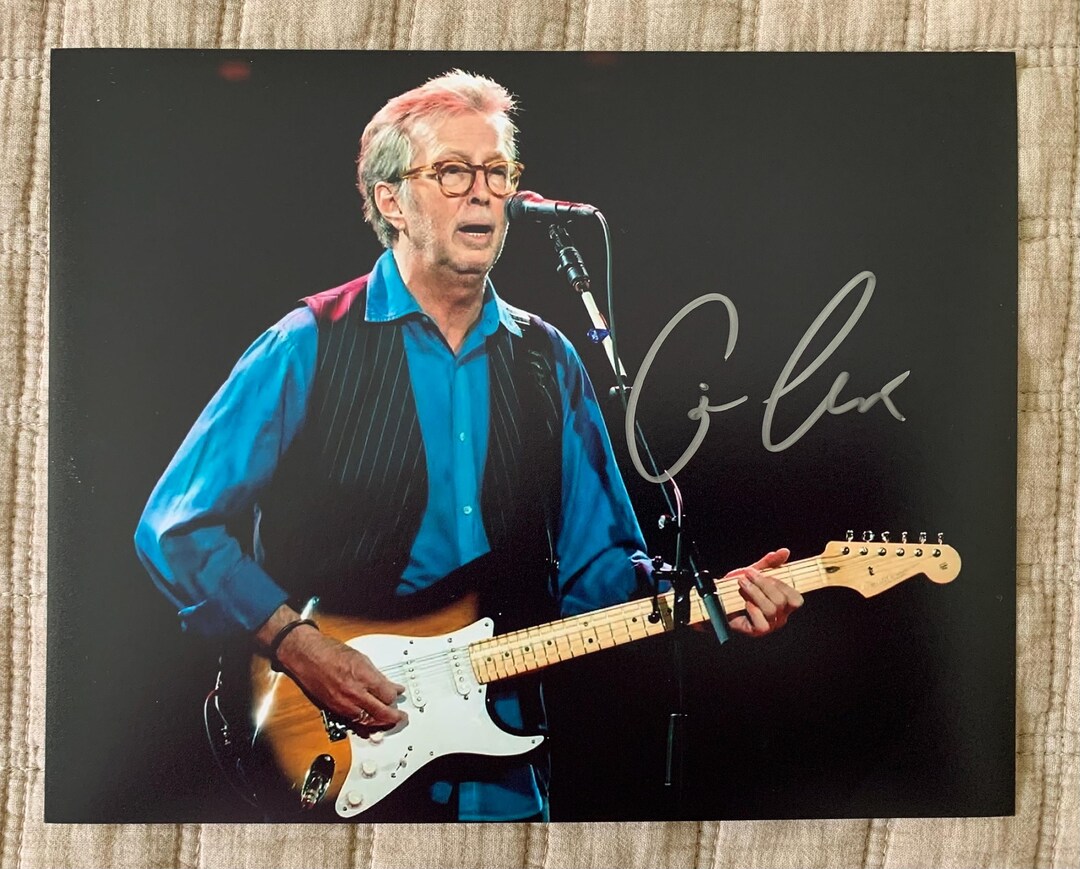 Eric Clapton Hand Signed 8x10 Photo With COA - Etsy