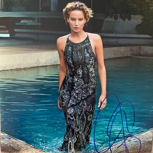 Jennifer Lawrence Hand Signed 8x10 Photo With COA - Etsy
