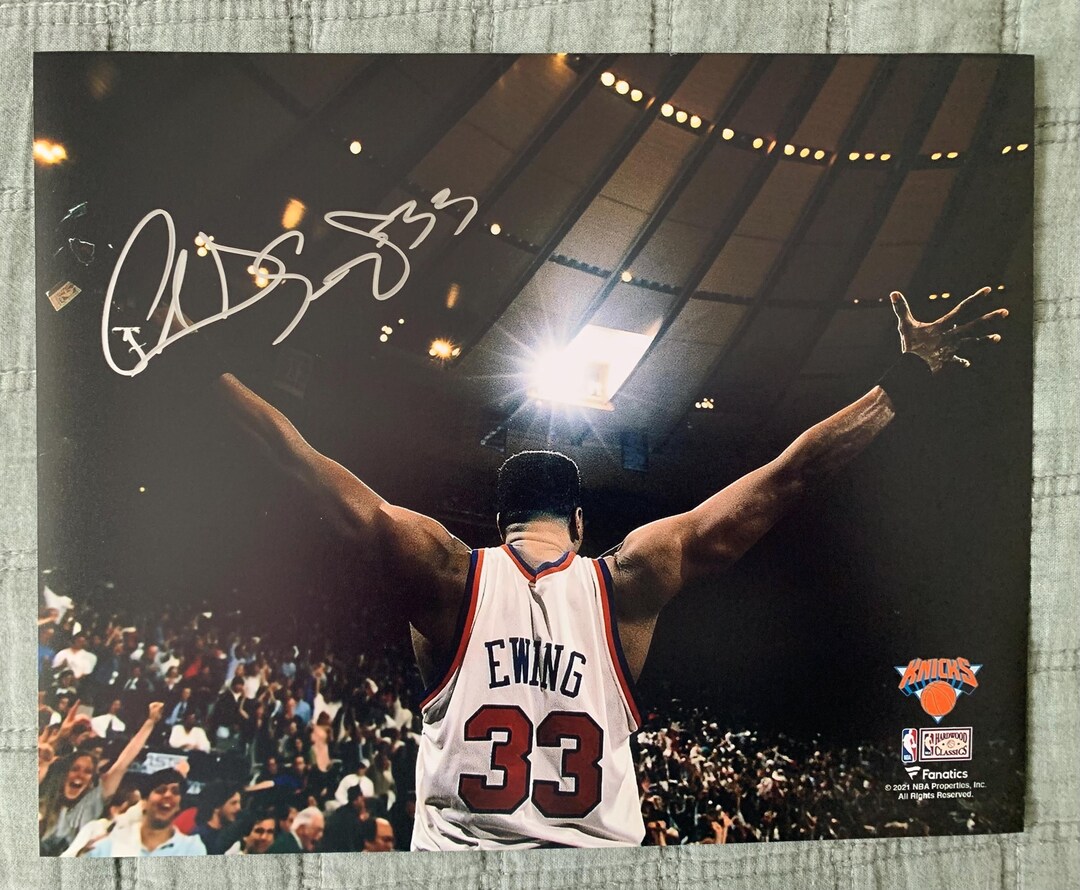 Patrick Ewing Hand Signed 8x10 Photo With COA - Etsy