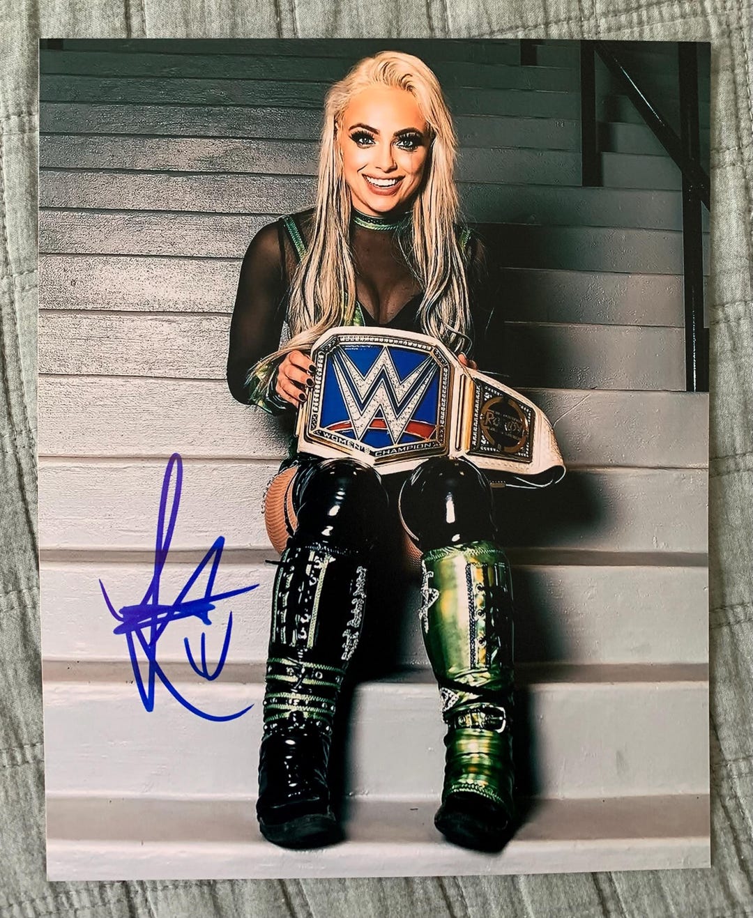 Liv Morgan WWE Hand Signed 8x10 Photo With COA - Etsy