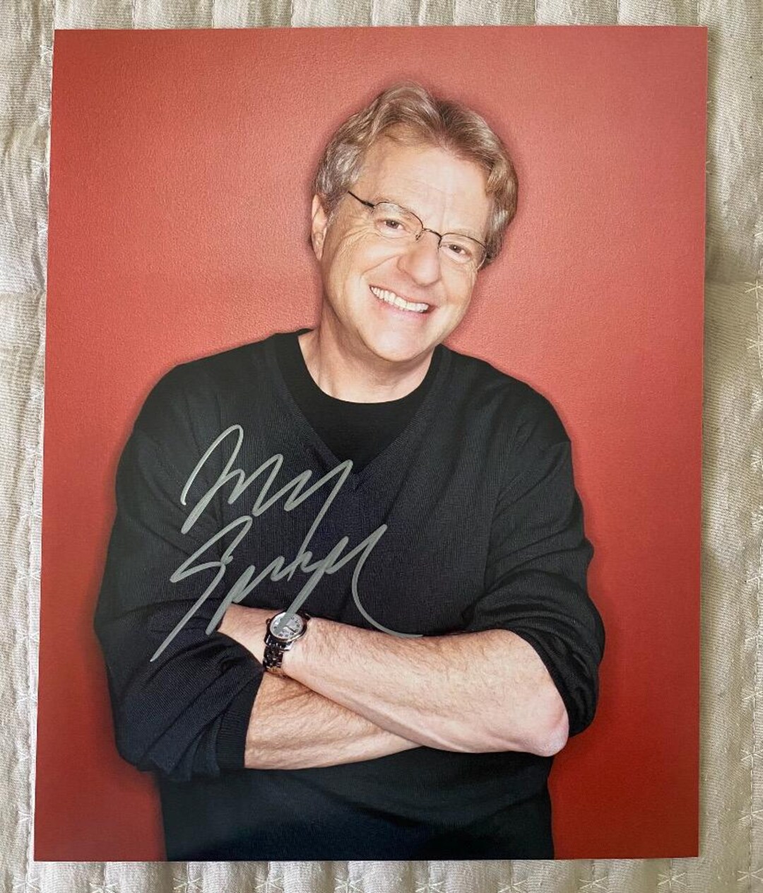 Jerry Springer Hand Signed 8x10 Photo With COA - Etsy