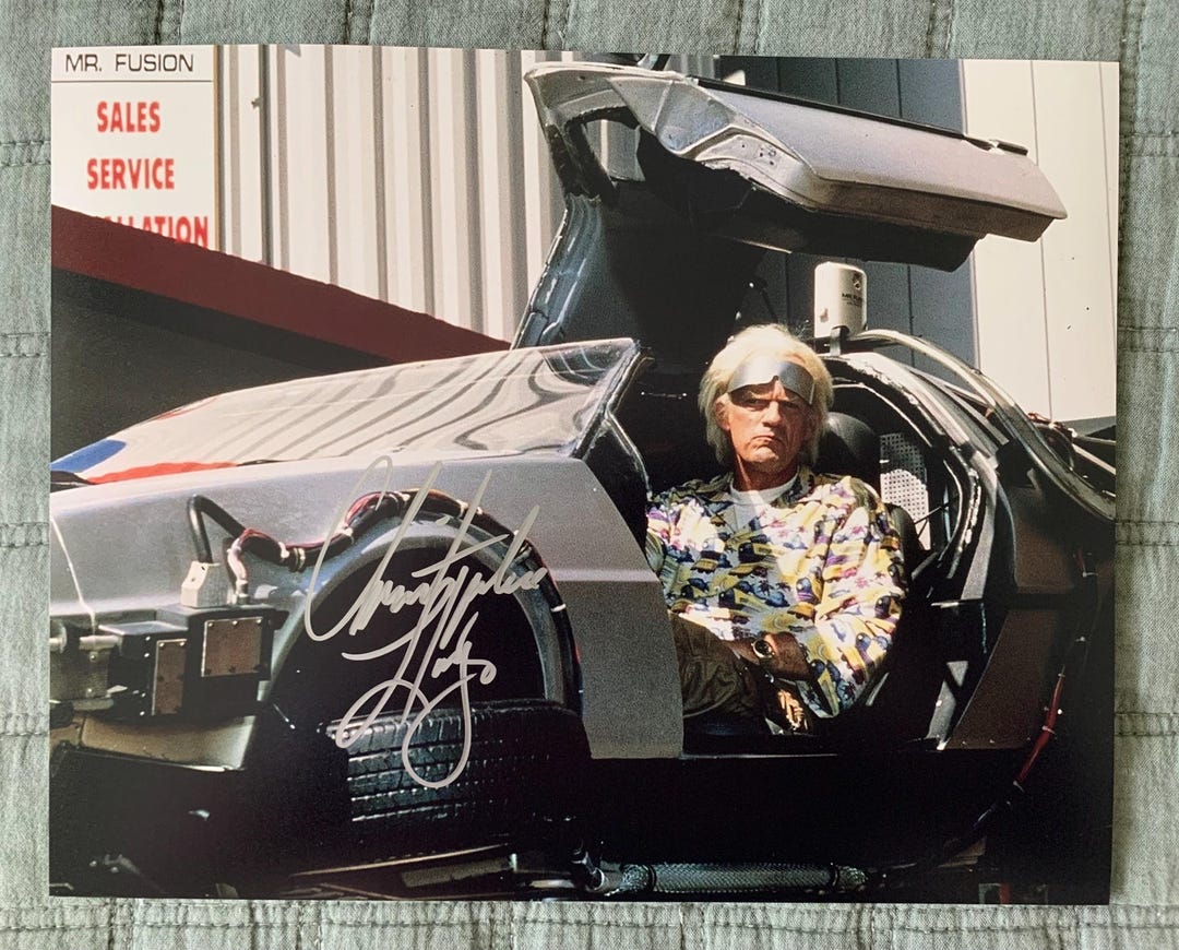 Christopher Lloyd Hand Signed 8x10 Photo With COA - Etsy