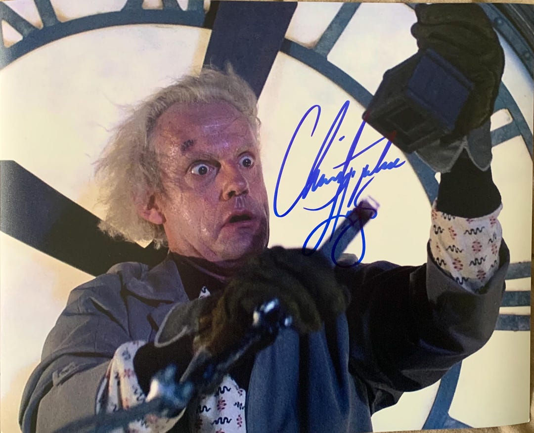 Christopher Lloyd Hand Signed 8x10 Photo With COA - Etsy