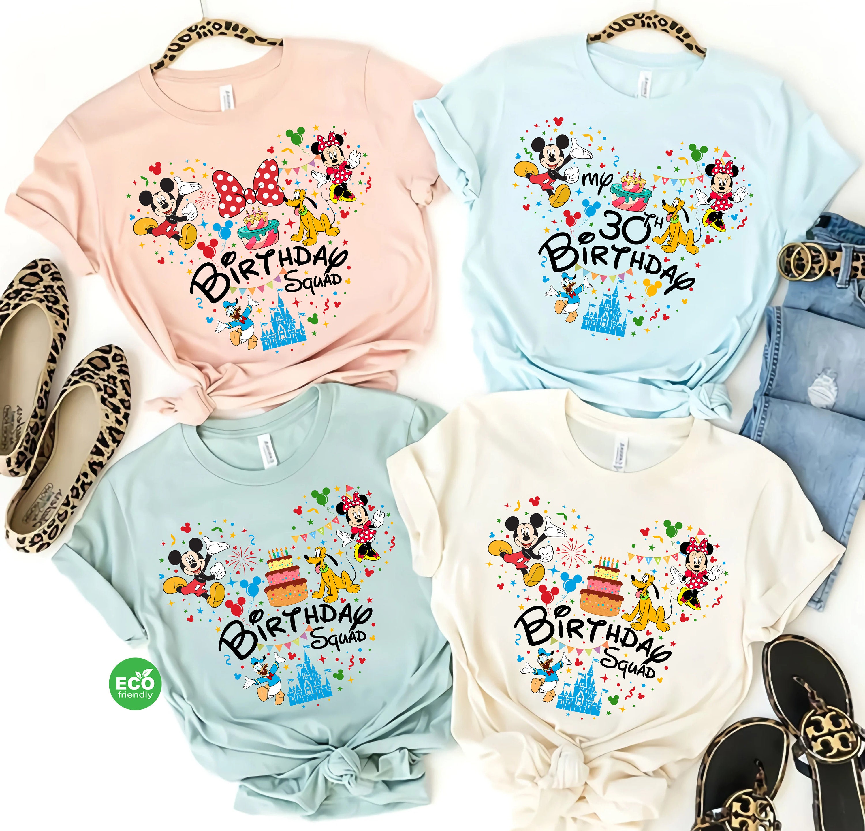 Disney 30th Birthday Matching Shirt Custom Mickey Minie 30 Etsy