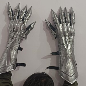 Nazgul Medieval Armor Gauntlet Hand Wearable Pair Gauntlet Gloves ...