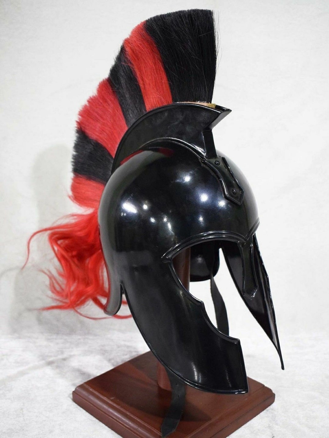 King Leonidas Helmet Medieval 300 Spartan Armour Helmet Halloween ...