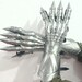 Nazgul Medieval Armor Gauntlet Hand Wearable Pair Gauntlet Gloves ...