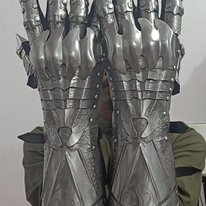 Nazgul Medieval Armor Gauntlet Hand Wearable Pair Gauntlet Gloves ...