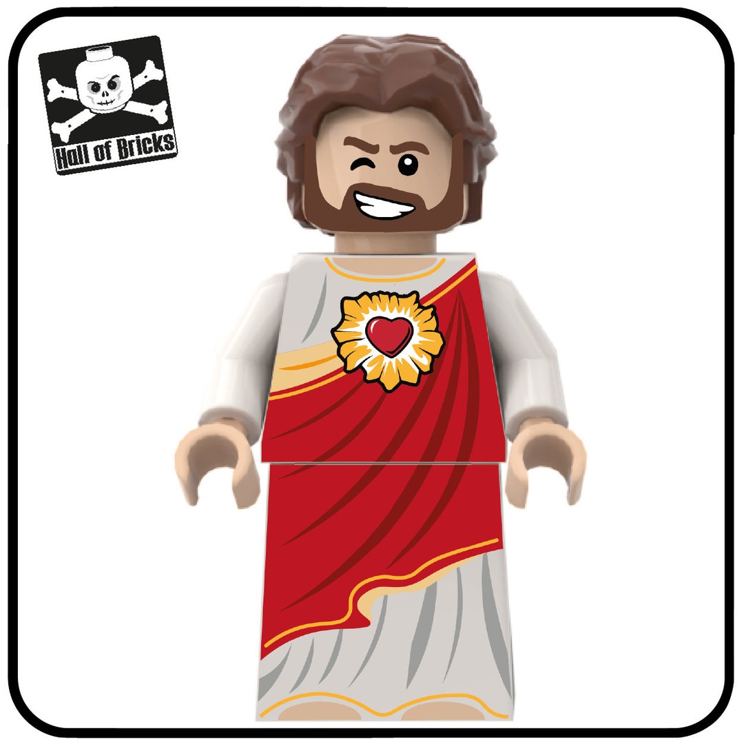 LGO® Custom Printed Minifigure Buddy Christ Buddy Jesus - Etsy