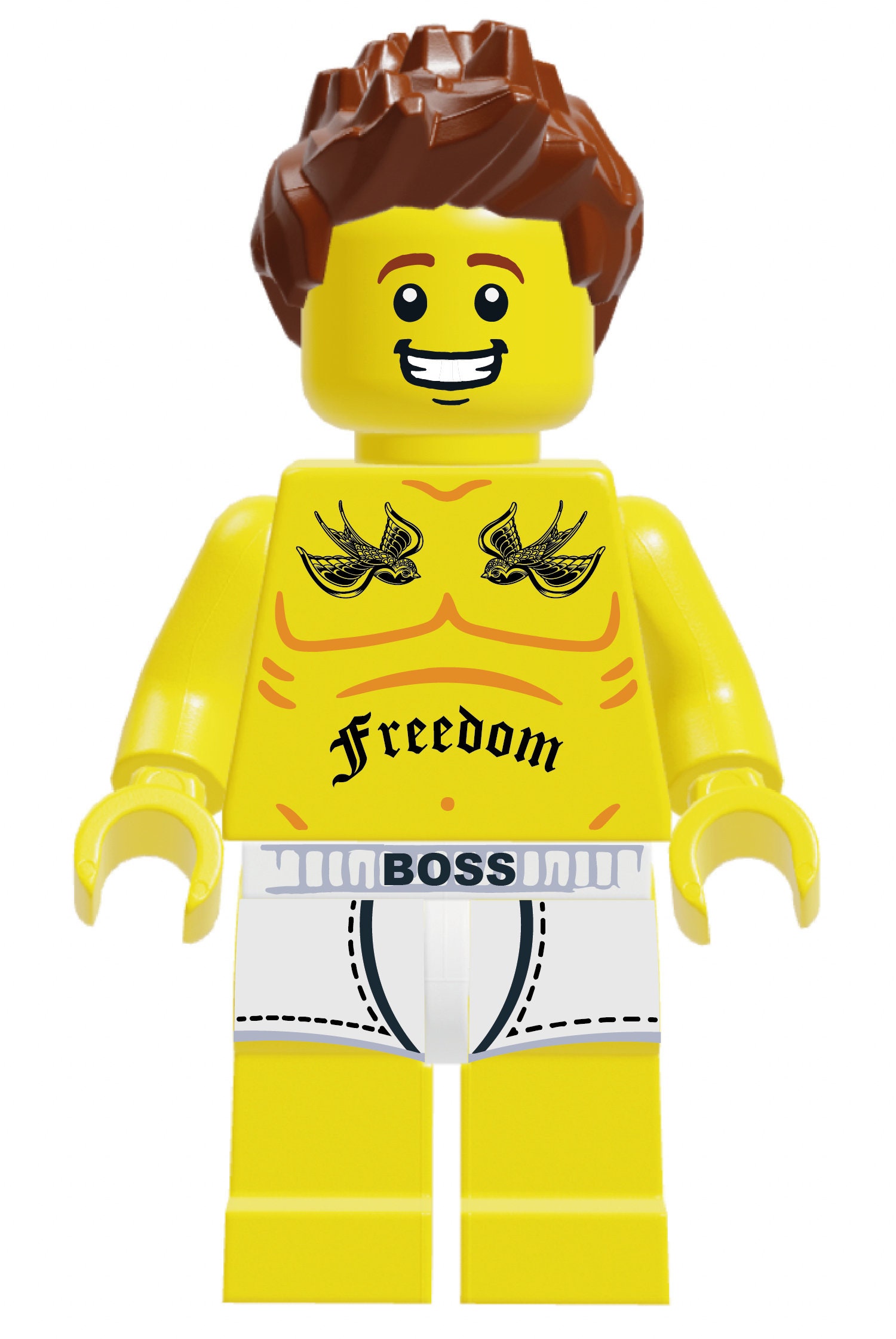 Naked Minifigures Lust Series metro Boy Custom - Etsy Canada